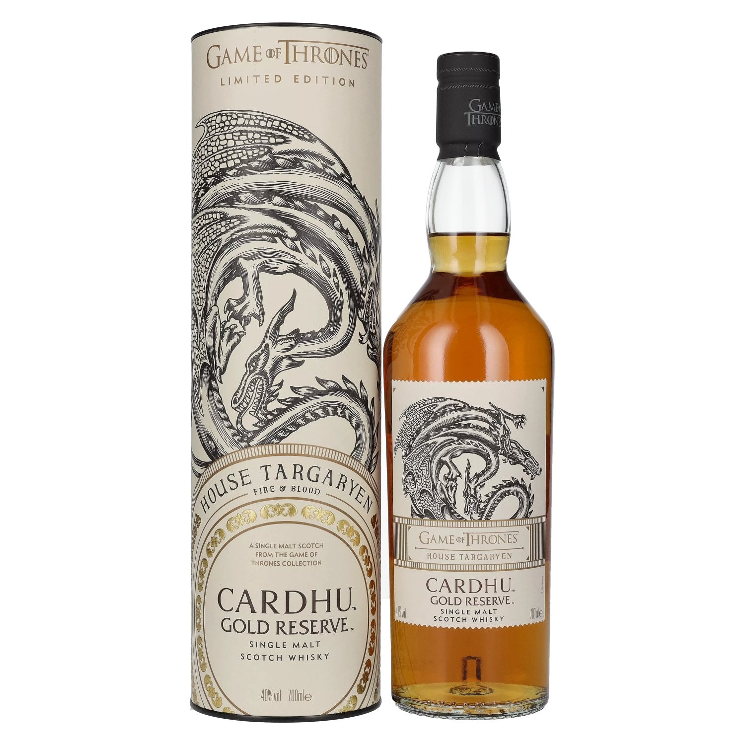 Cardhu Gold Reserve GAME OF THRONES House Targaryen Single Malt Collec ...