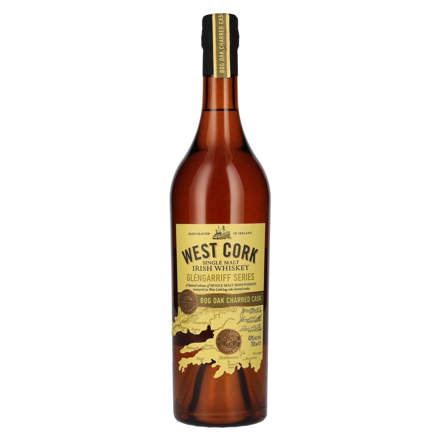 West Cork Glengarriff Series BOG OAK CHARRED CASK Single Malt Irish Wh ...