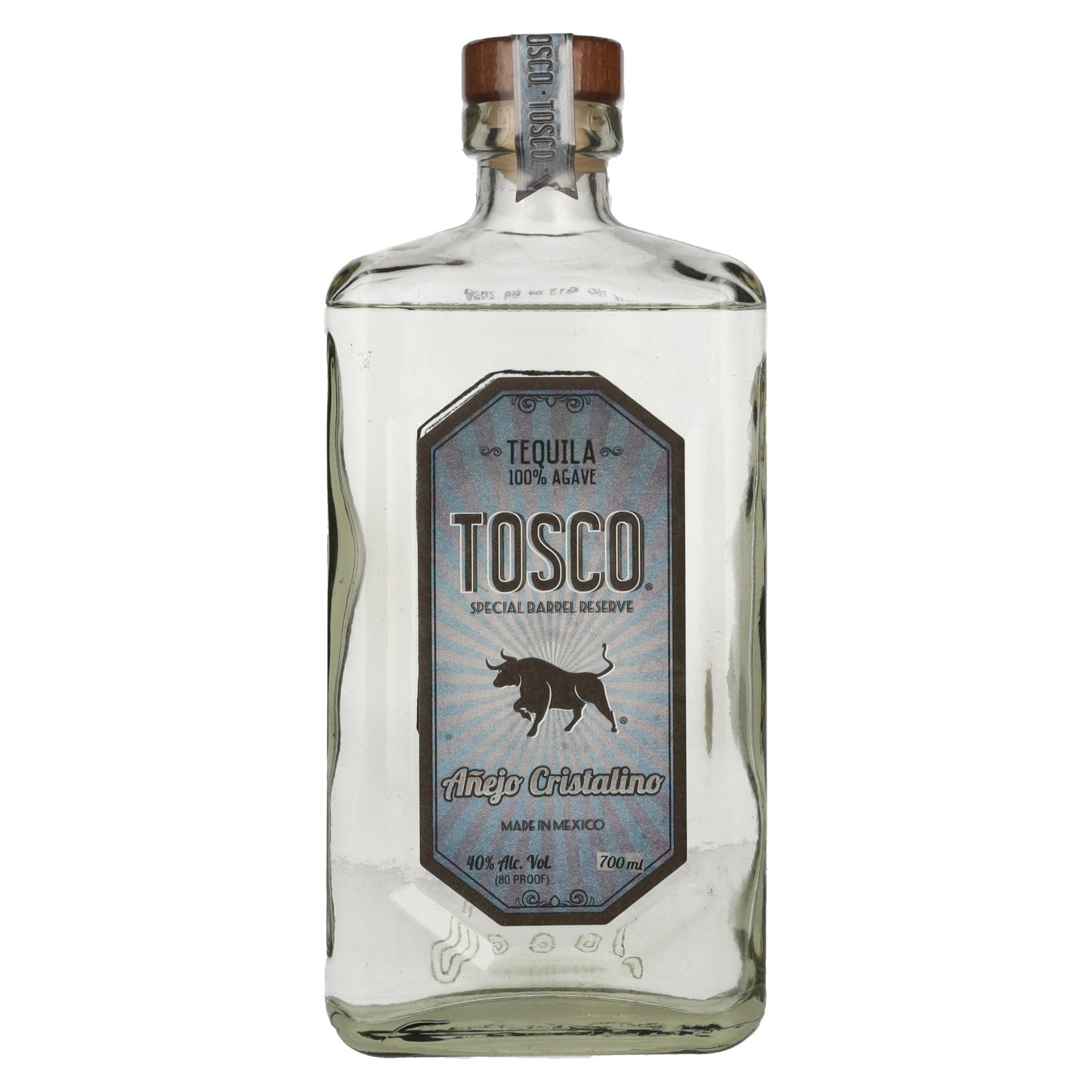 Don Roberto TOSCO AÑEJO CRISTALINO 100% Agave 40% Vol. 0,7l – delicando