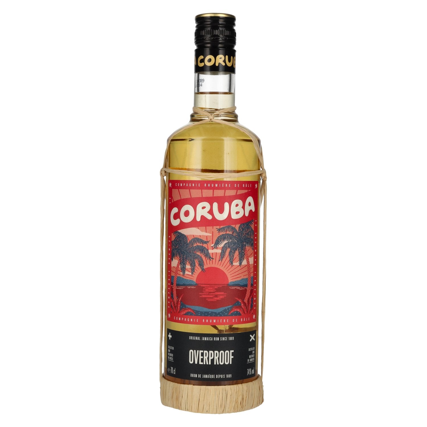 Rum Coruba Original Jamaica Rum OVERPROOF 74% Vol. 0,7l – delicando