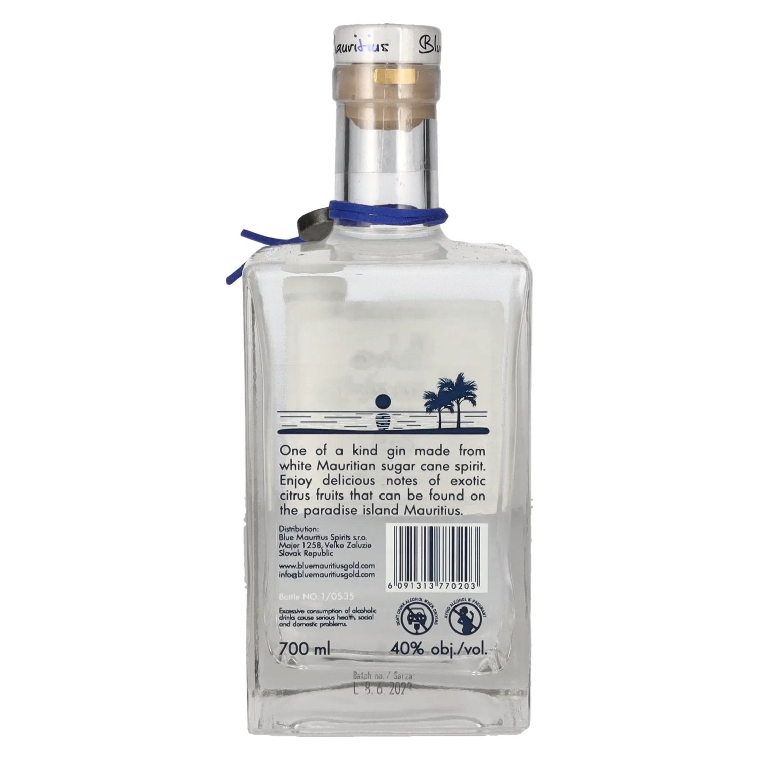 Blue Mauritius Gin 40% Vol. 0,7l – delicando
