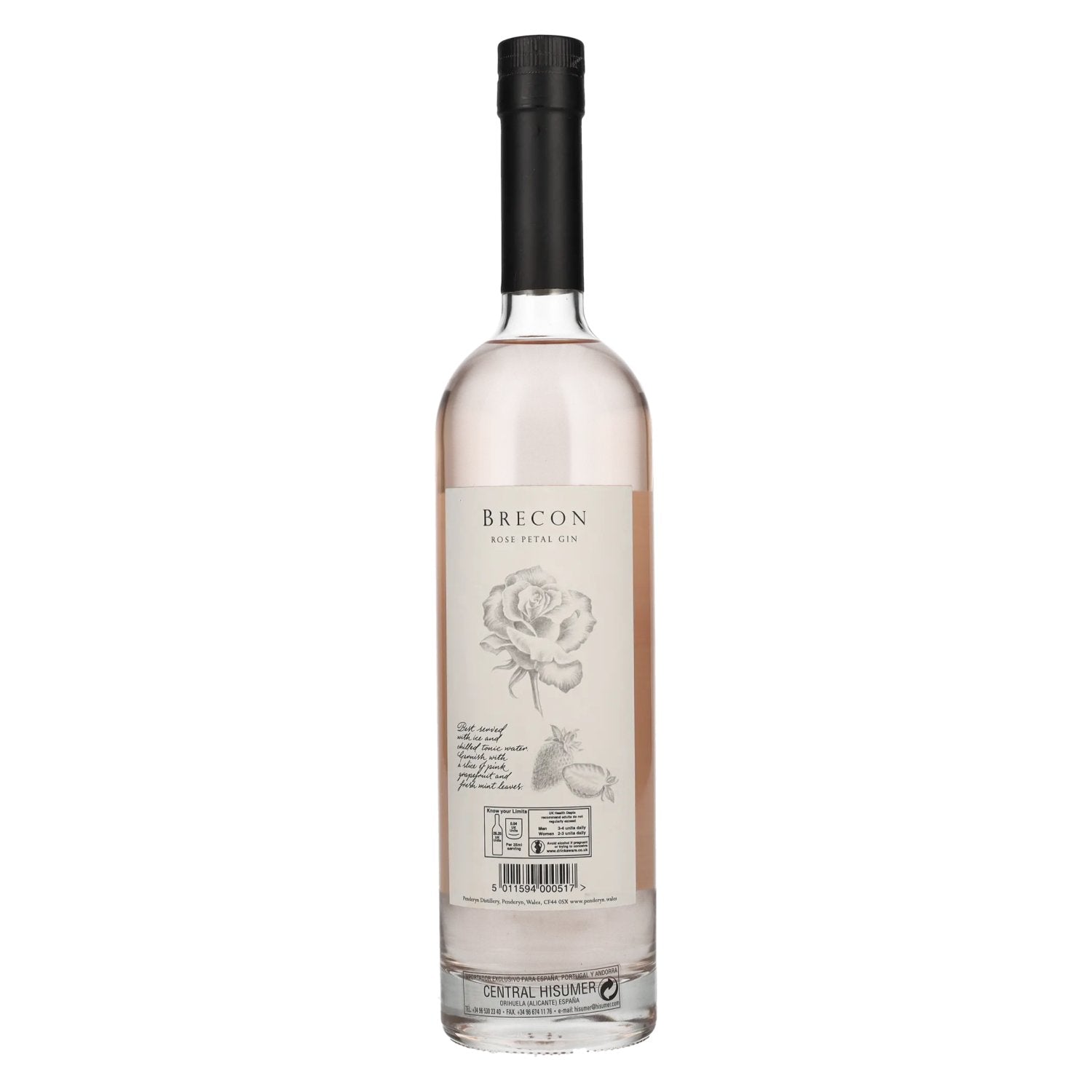 Brecon ROSE PETAL Gin 37,5% Vol. 0,7l – delicando