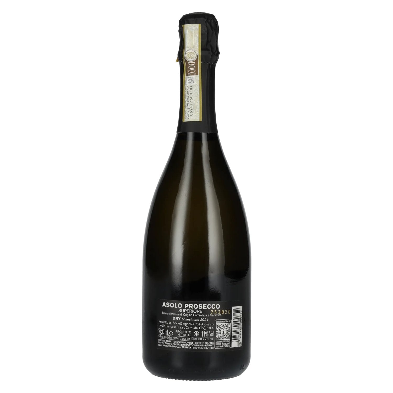 BEDIN Asolo Prosecco Superiore Millesimato Dry DOCG 2024 11% Vol. 0,75 ...