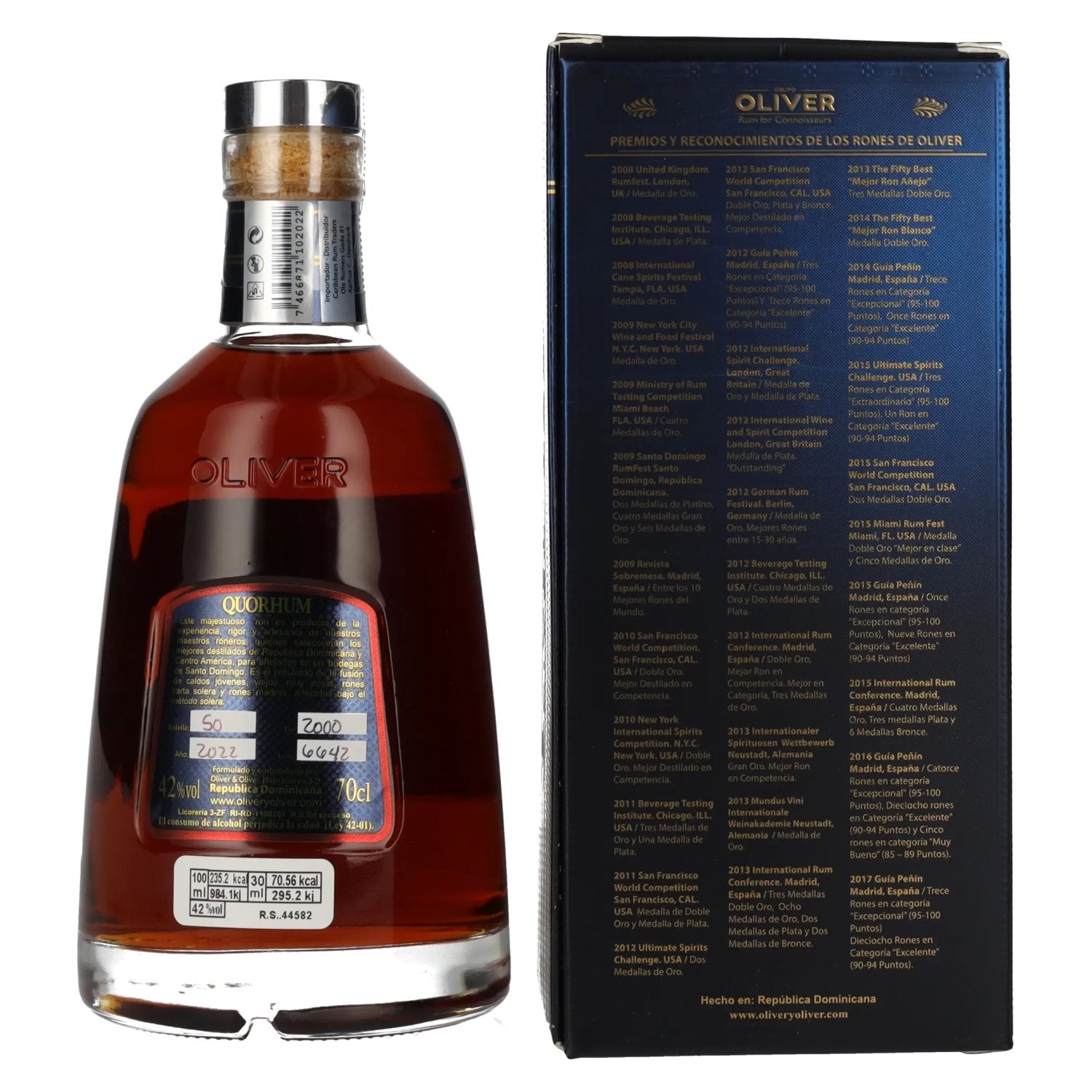 Ron Quorhum 30 Aniversario Travel Retail Special Edition 42% Vol. 0,7l ...
