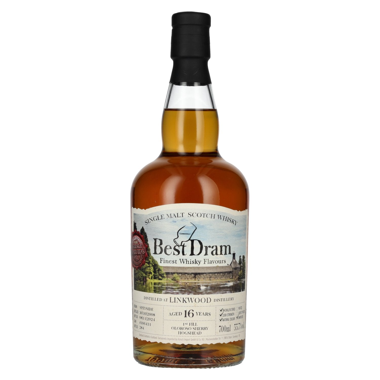 Best Dram 16 Years Old Linkwood 1st Fill Oloroso Hogshead Single Malt ...