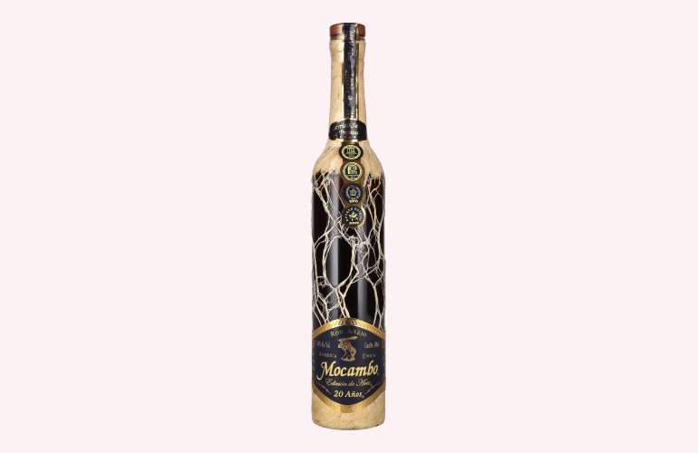 Mocambo Ron Añejo 20 Años Barrica Selecta Premium Edición de Arte 40% ...
