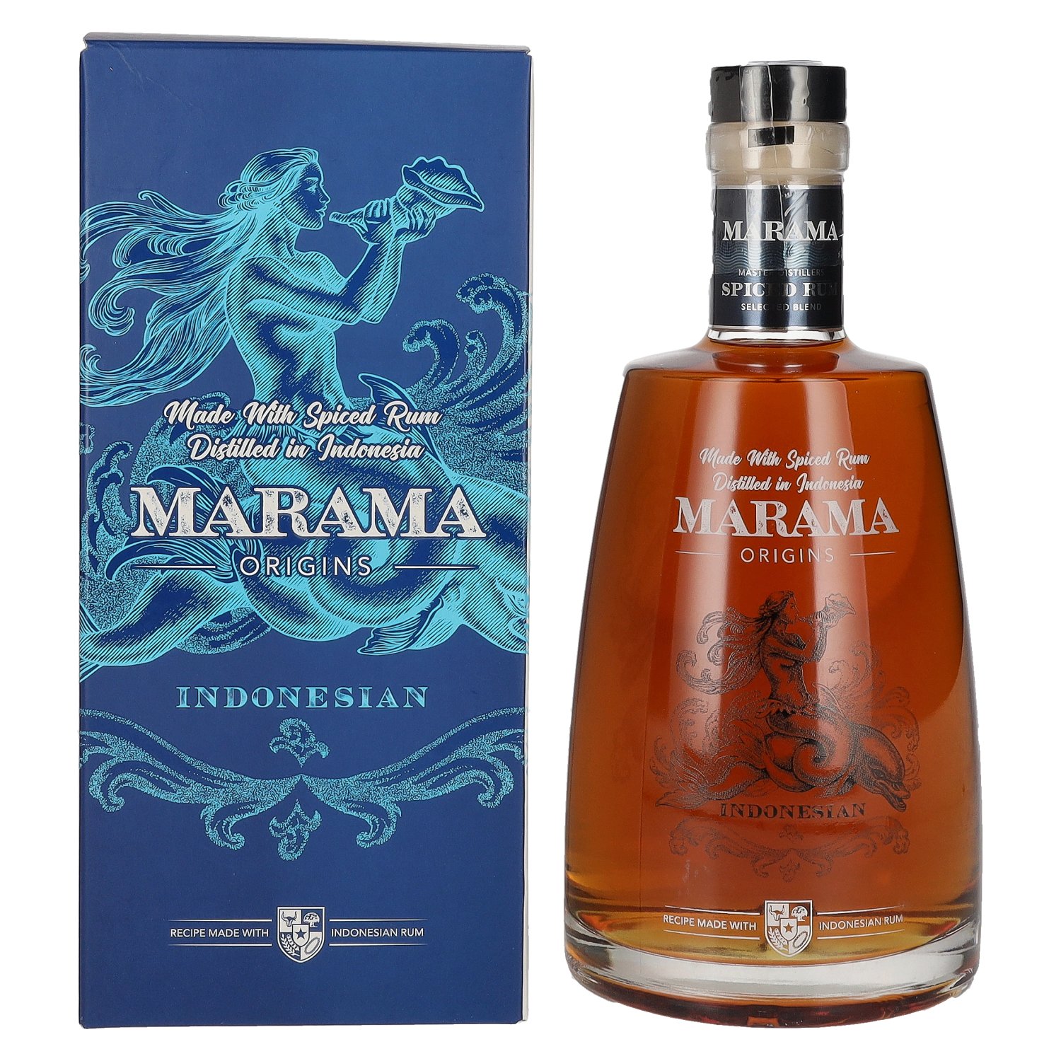 Marama ORIGINS Indonesian Spiced Rum 40% Vol. 0,7l in Geschenkbox
