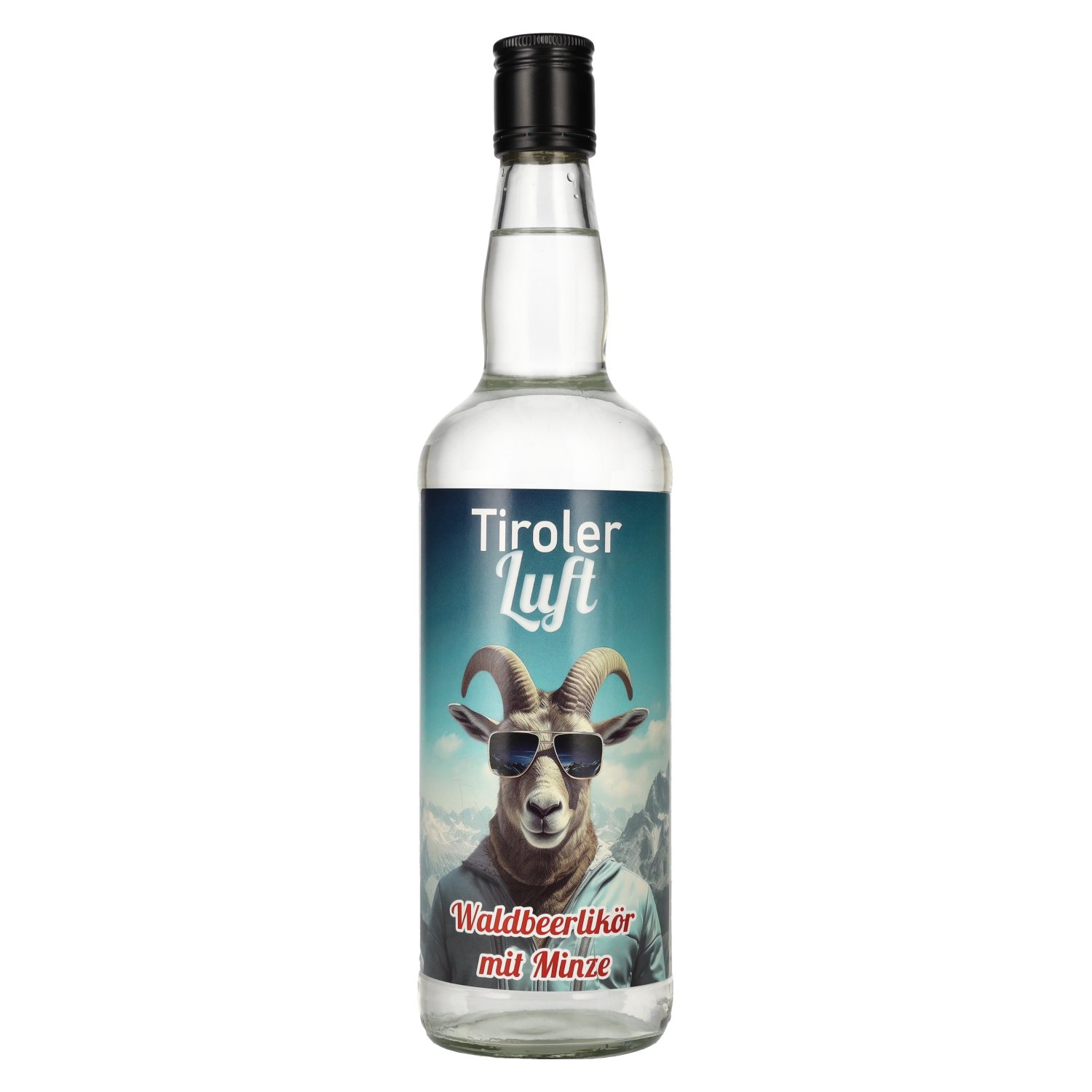 Tiroler Luft Waldbeerlikör with Minze 18% Vol. 0,7l