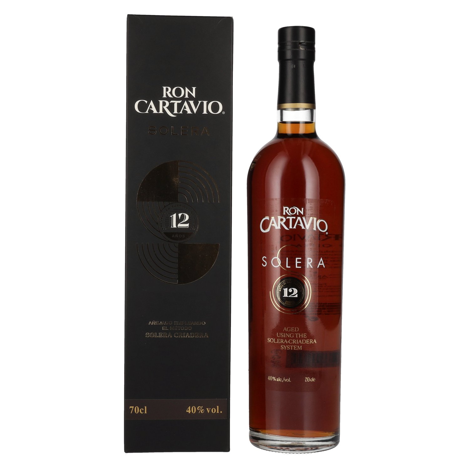 Ron Cartavio 12 Años Solera 40% Vol. 0,7l in Geschenkbox