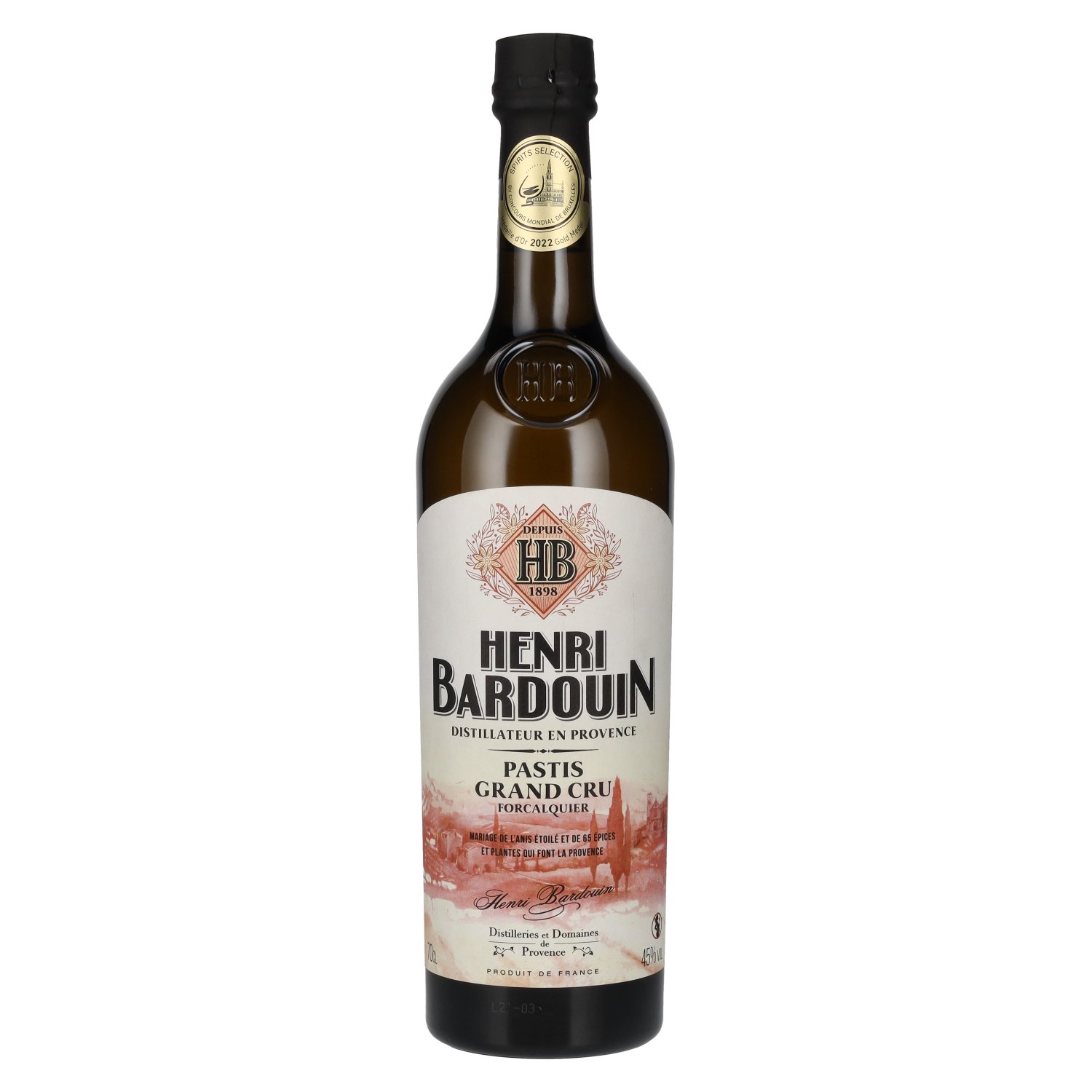 Henri Bardouin Le Pastis Grand Cru 45% Vol. 0,7l
