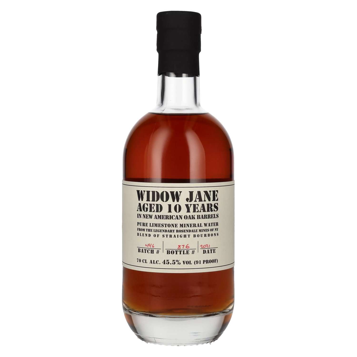Widow Jane 10 Years Old Straight Bourbon Whiskey 45,5% Vol. 0,7l